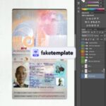 Taiwan Passport Template Psd